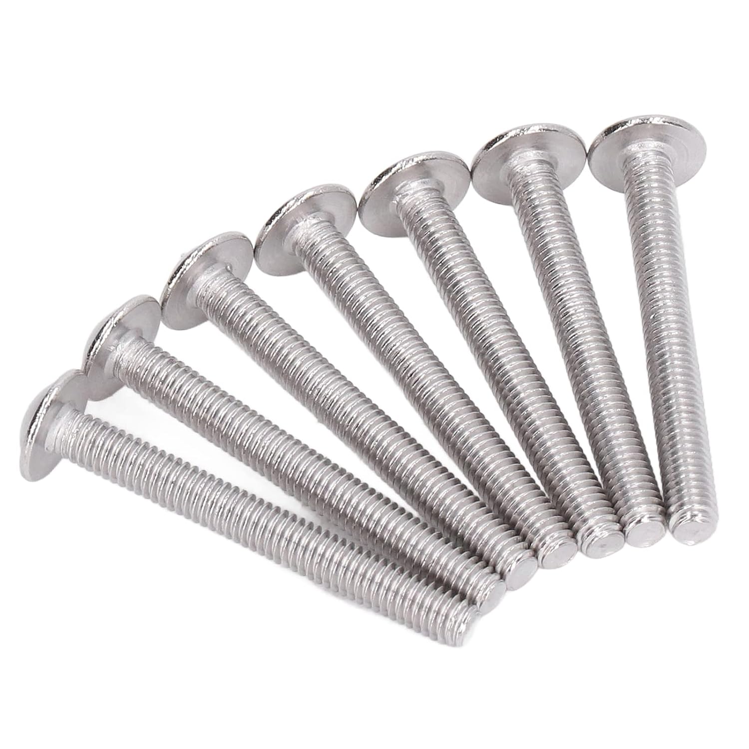 Flanged Button Head Screws, Firm Flanged Bolts A2‑70 Stainless Steel ...