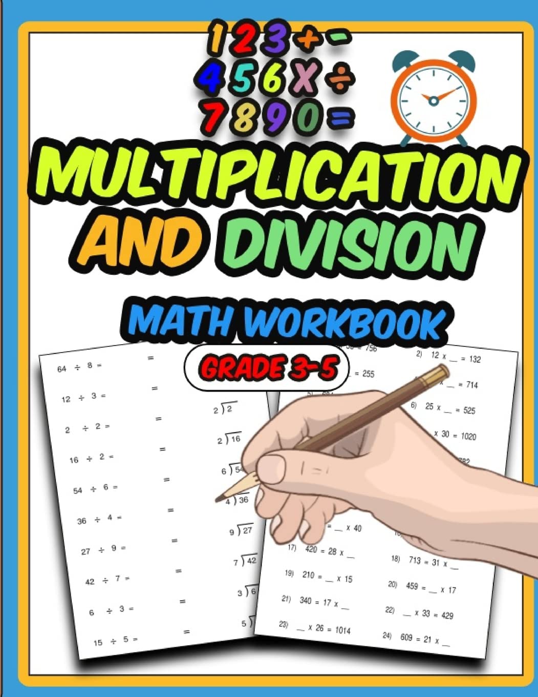 Amazon.com: Multiplication and Division Math Workbook: Activity ...