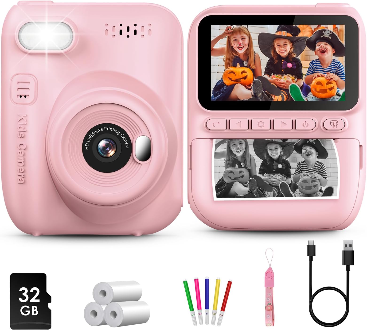 Amazon.com : Dragon Touch Instant Print Camera for Kids, Digital Camera ...