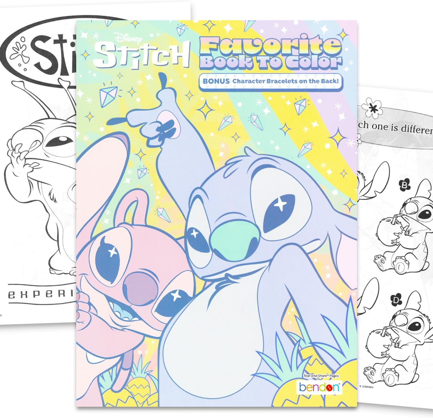 Amazon.com: Disney Stitch Coloring and Activity Book Set - 32 Sitch ...