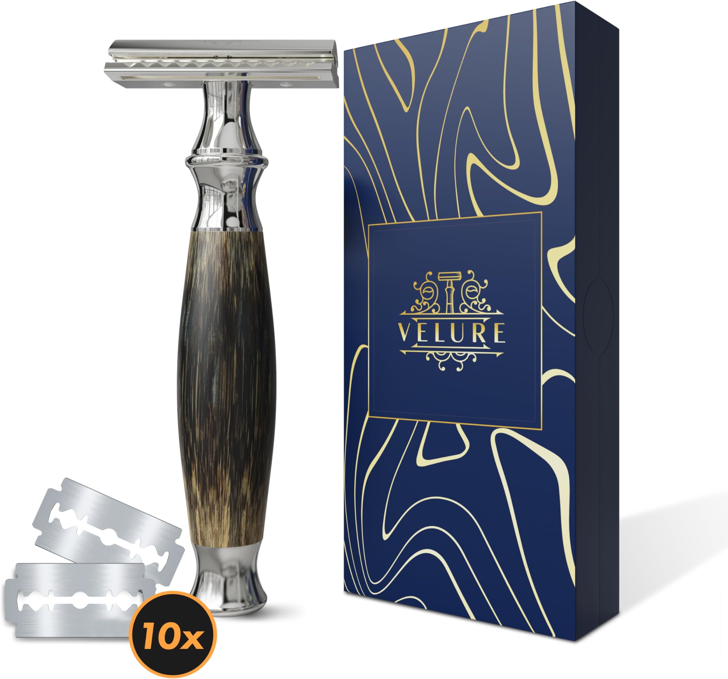 Amazon.com: King of Shaves Azor Pola Hybrid Synergy Razor White ...