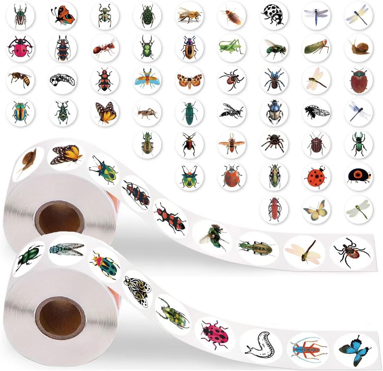 Amazon.com: 400Pcs Insect Stickers Bug Stickers Animal Insect Small ...