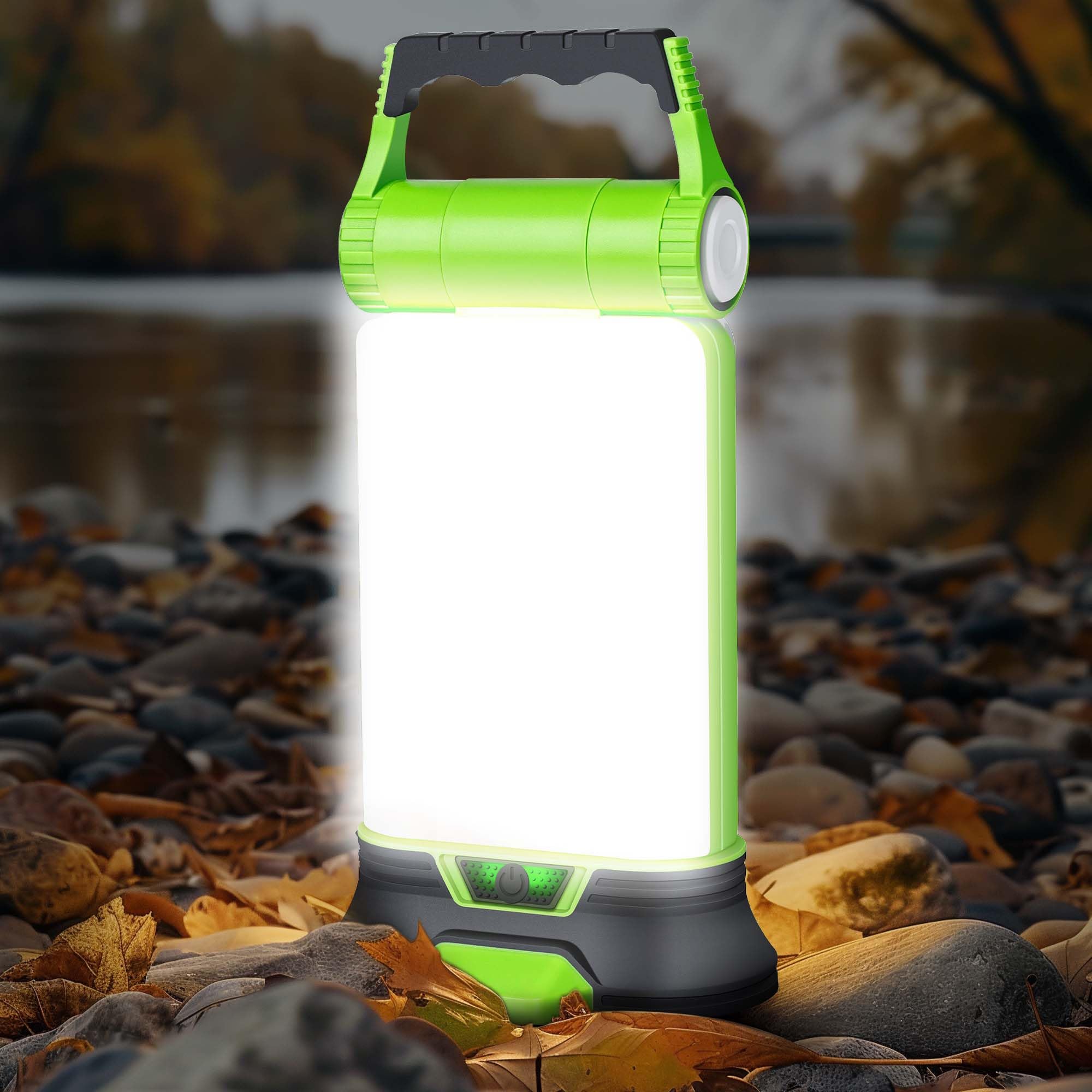 Amazon.com: Favourlite Camping Lantern, 1500LM 2COB Rechargeable ...
