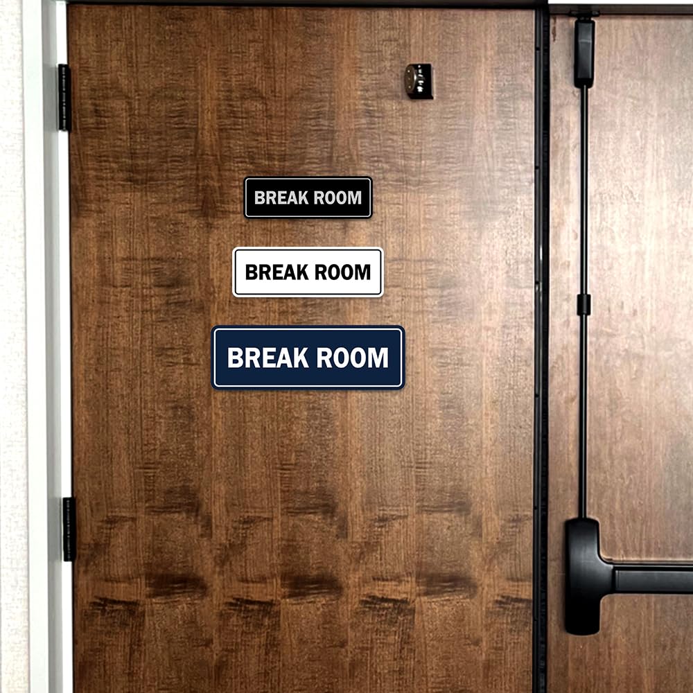 Office Break Room Signs S 3131