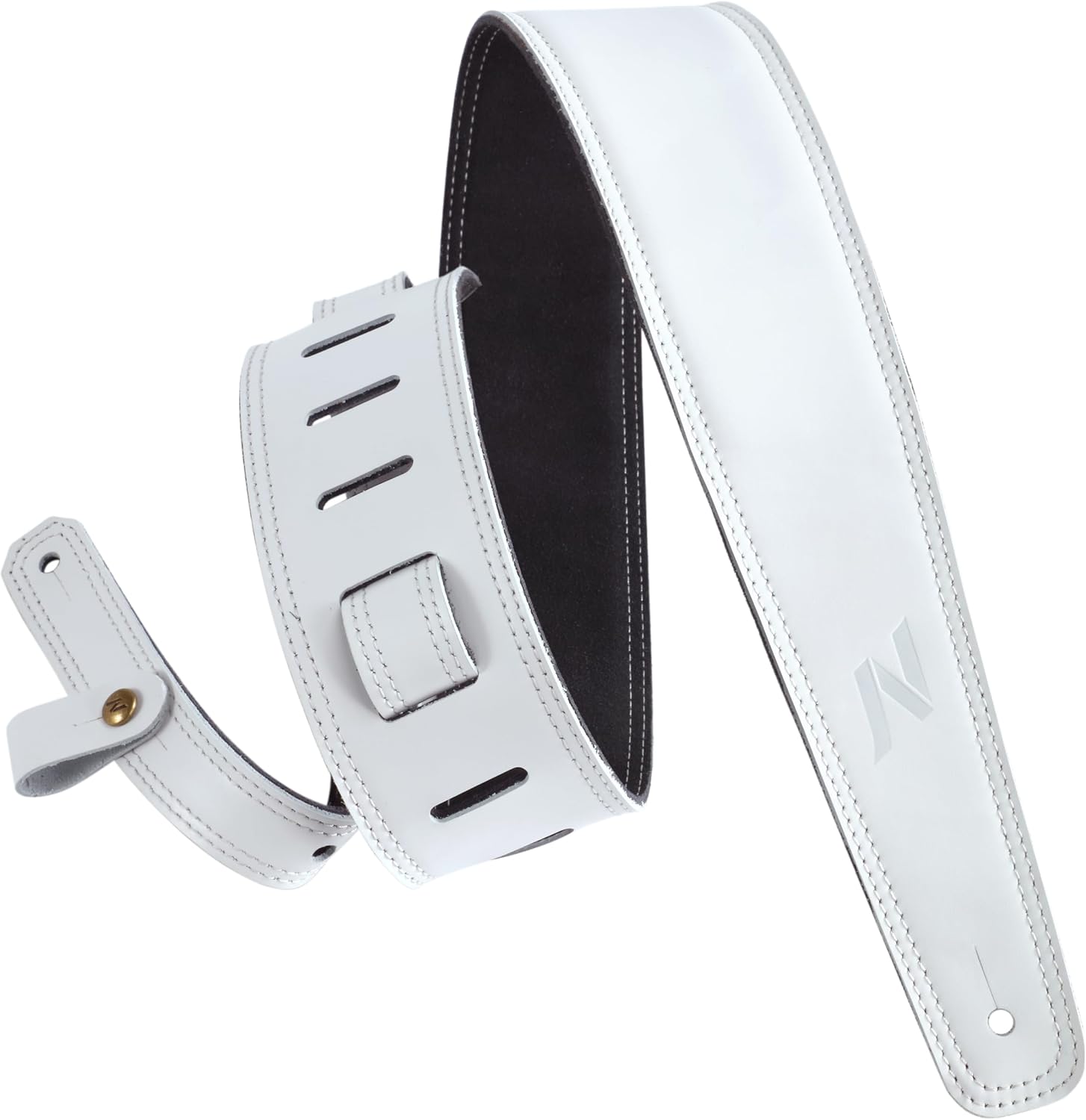 Amazon.com: Nefelibata Guitar Strap, 2.5" Full Grain Leather Guitar ...