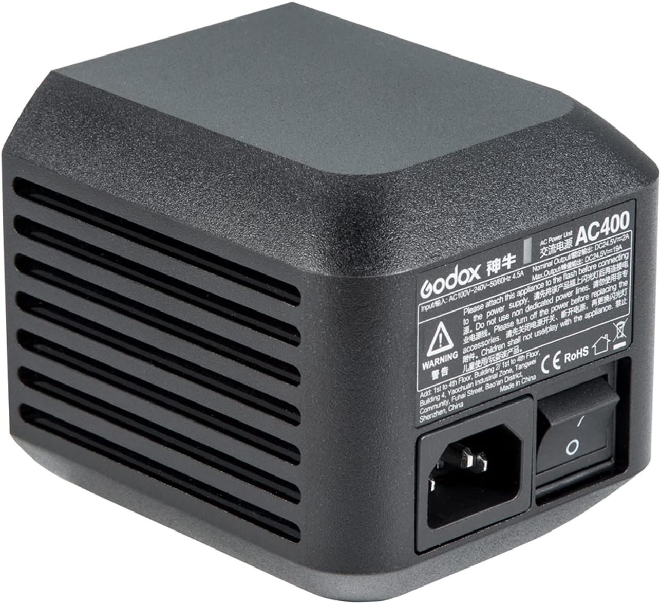 Amazon.com: Godox AC400 AC Power Unit Source Adapter with Cable for ...