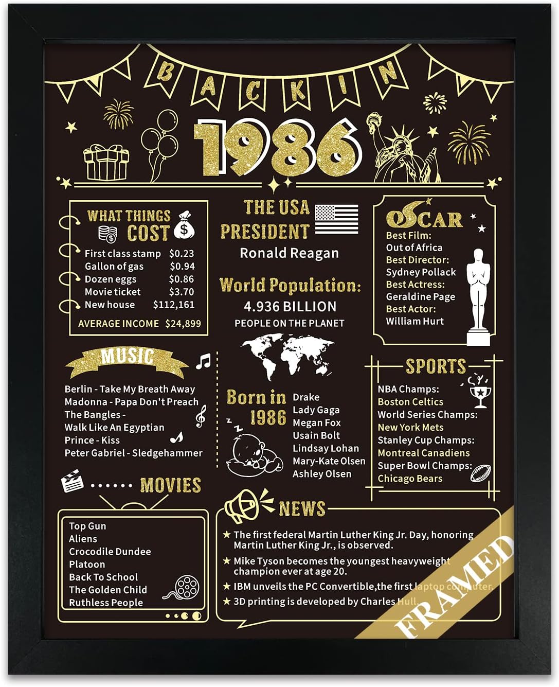 Amazon.com : 37th Birthday Party Decoration Supplies - 37th Anniversary ...