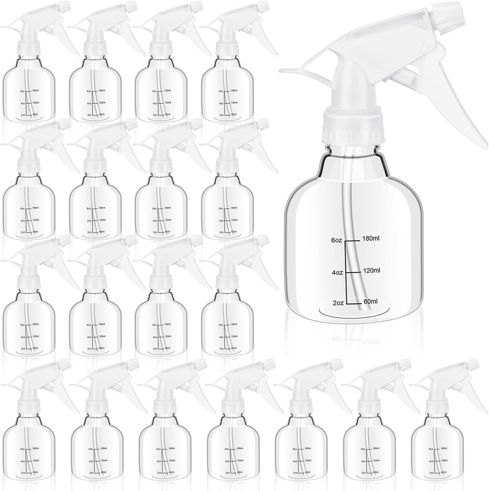 Amazon.com: LOEQIAN 24 Pack Clear Spray Bottle, 3.5oz/100ml Plastic ...