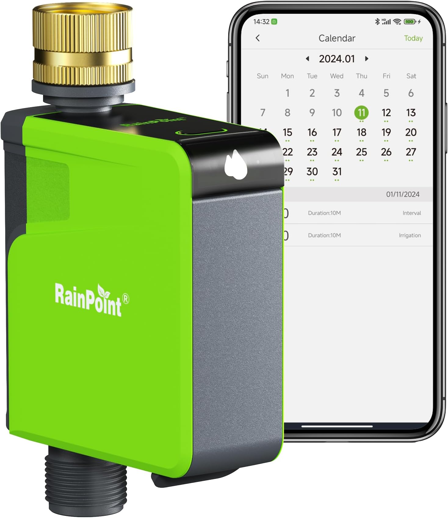 Amazon.com : RAINPOINT Sprinkler Timer WiFi Water Timer, Smart Wireless ...