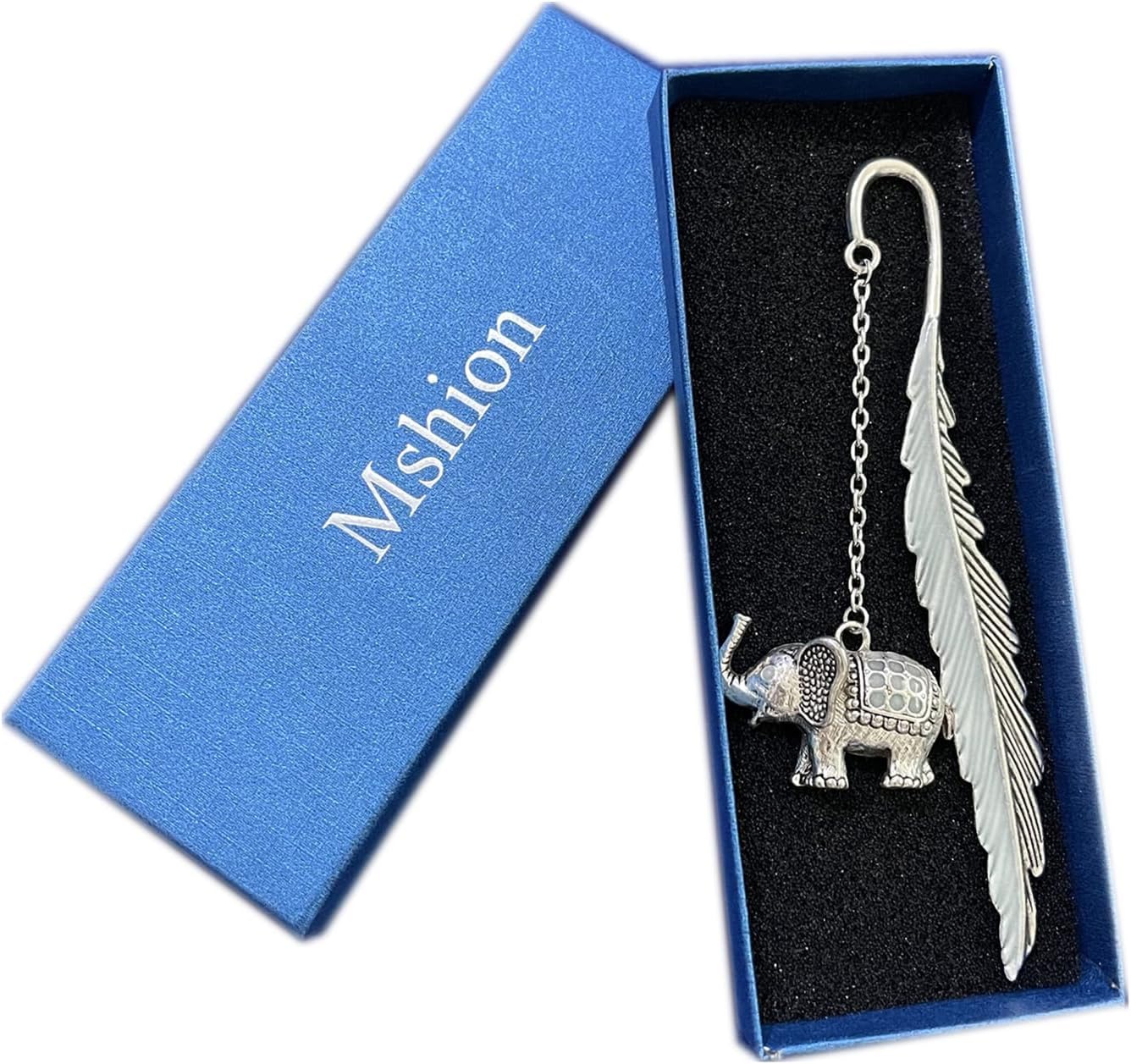 Amazon.com : Silver Elephant Bookmark Silver Bookmark Bookmark Elephant ...