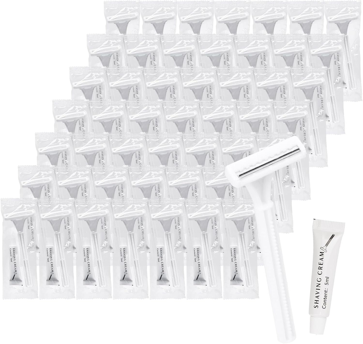 Disposable Razors in Bulk, Bulk Razors with Knife Cap, Individually ...