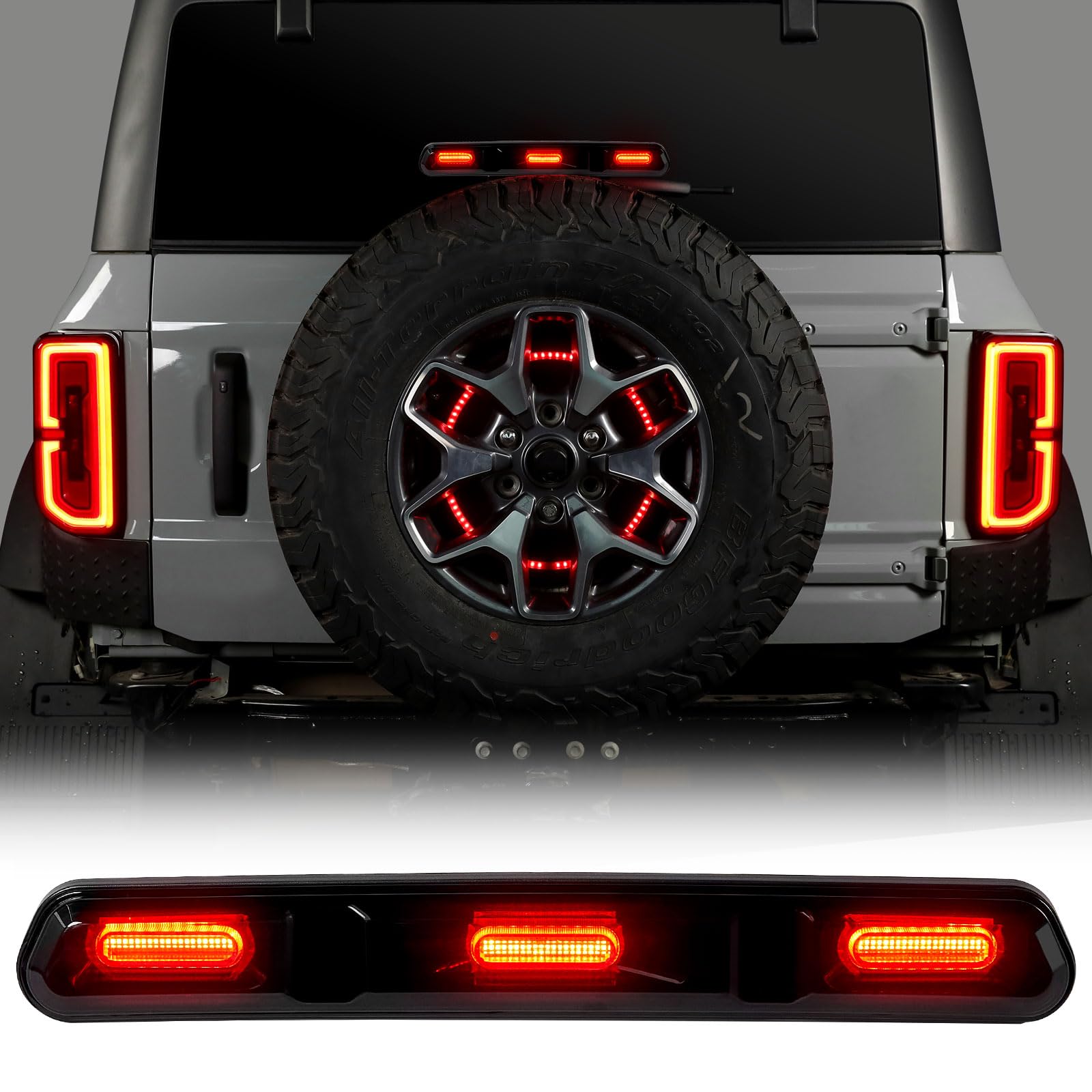 Amazon.com: LitMiRaCle LED Third Brake Light Replacement for Ford ...