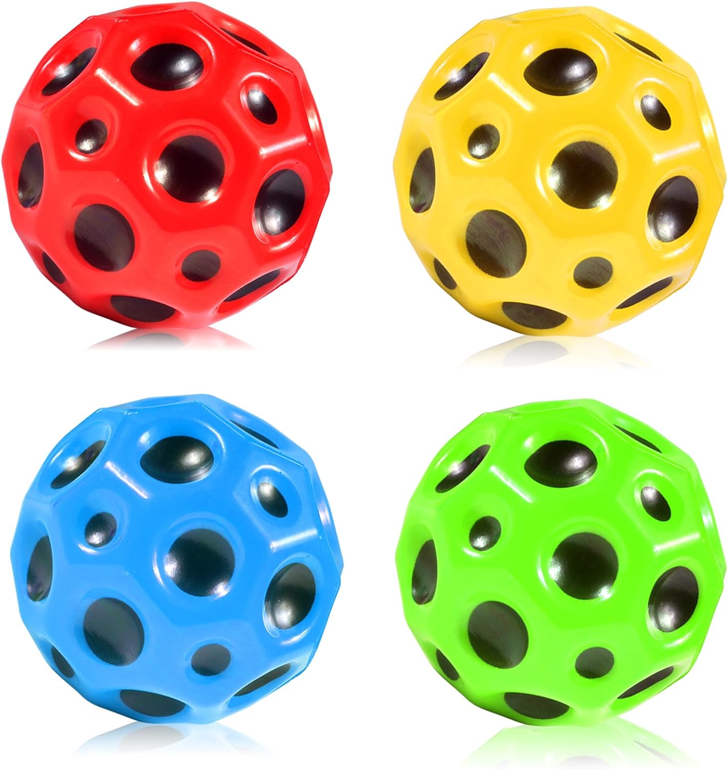 Funmo Astro Jump Ball Moon Ball 66mm High Jumps Rubber Ball Space Ball ...