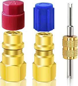 Amazon.com: R12 to R134a Conversion Kit, 1Pair R12 to R134a Retrofit ...