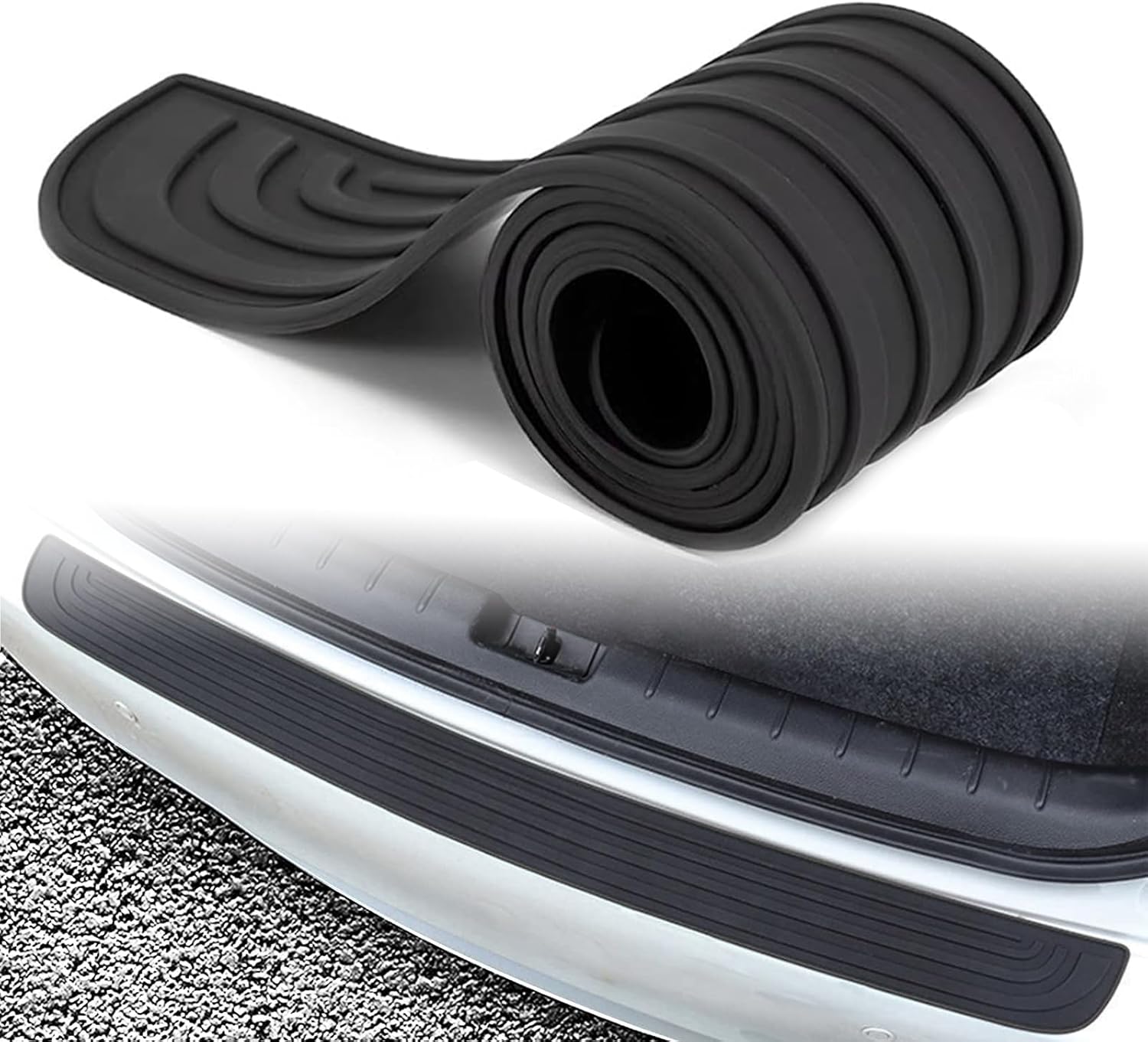 Universal Flexible Rubber Bumper Protector Guard - Anti-scratch Strip ...