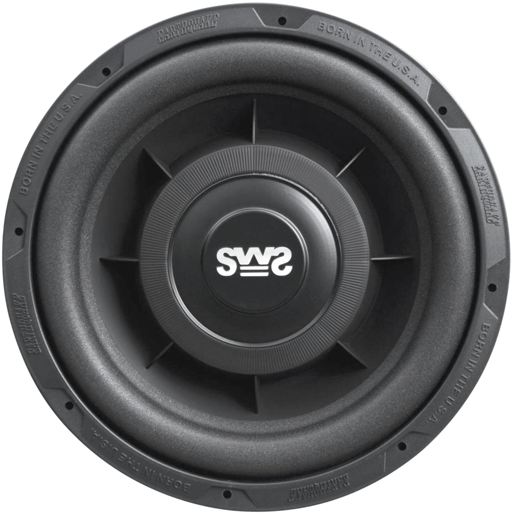 Earthquake Sound SWS-10 Shallow Woofer System 10-Inch Car Subwoofer, 4 ...