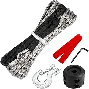 Amazon.com: AUCELI Car Latch Winch Cable Hook Stopper with Max 7000 LBS ...