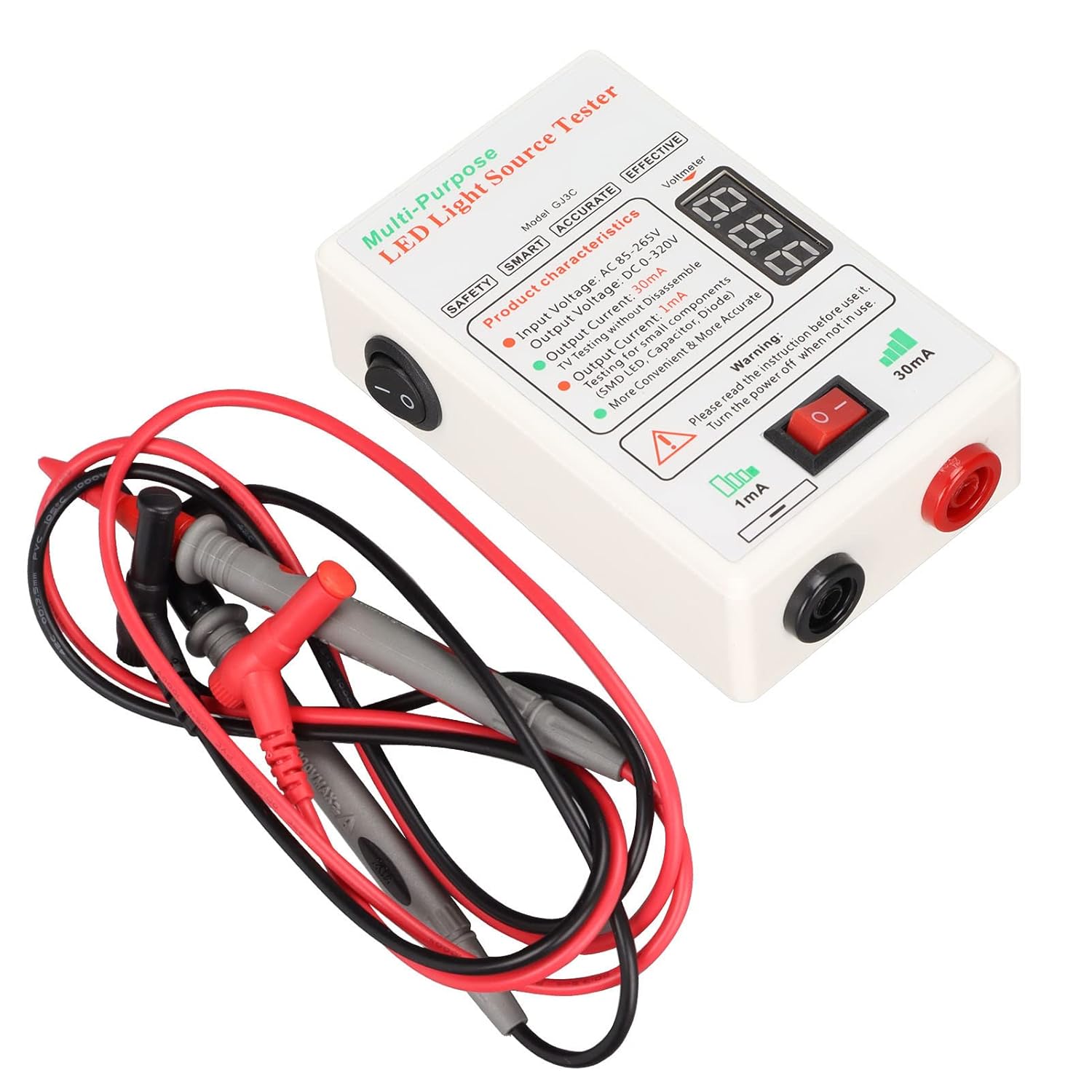 LED Backlight Tester, 30mA LED TV Backlight Tester LED Lamp Bead TV ...