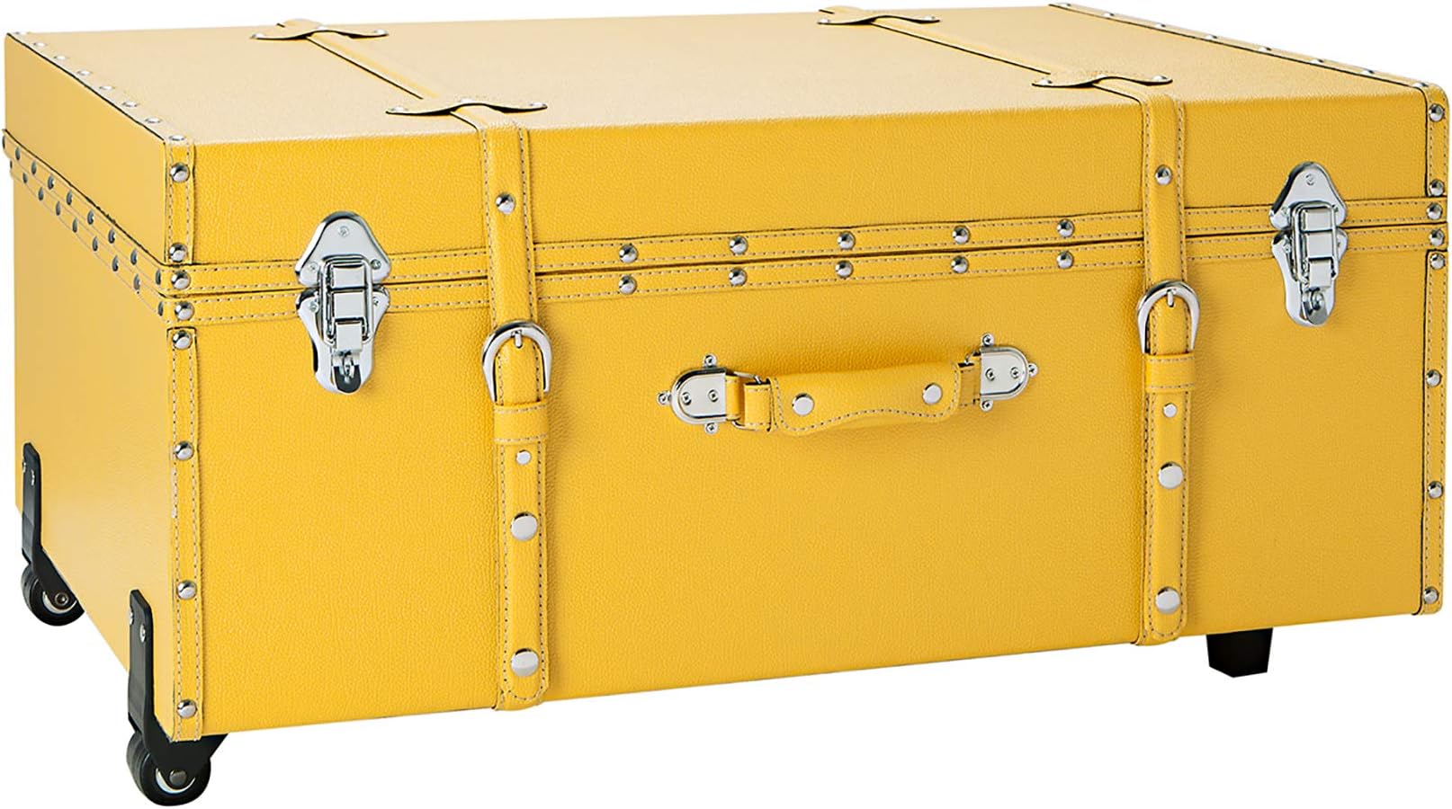 Amazon.com: DormCo Texture Brand Trunk - Golden Yellow - Large ...