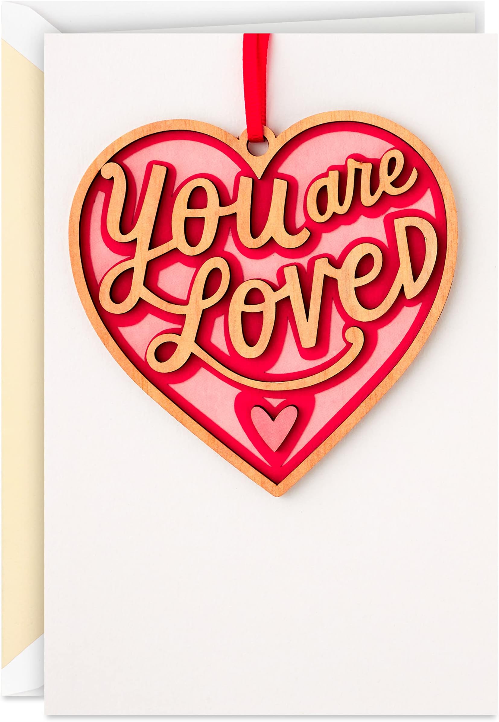 Amazon.com: Hallmark Signature Valentines Day Card (Removable Heart ...