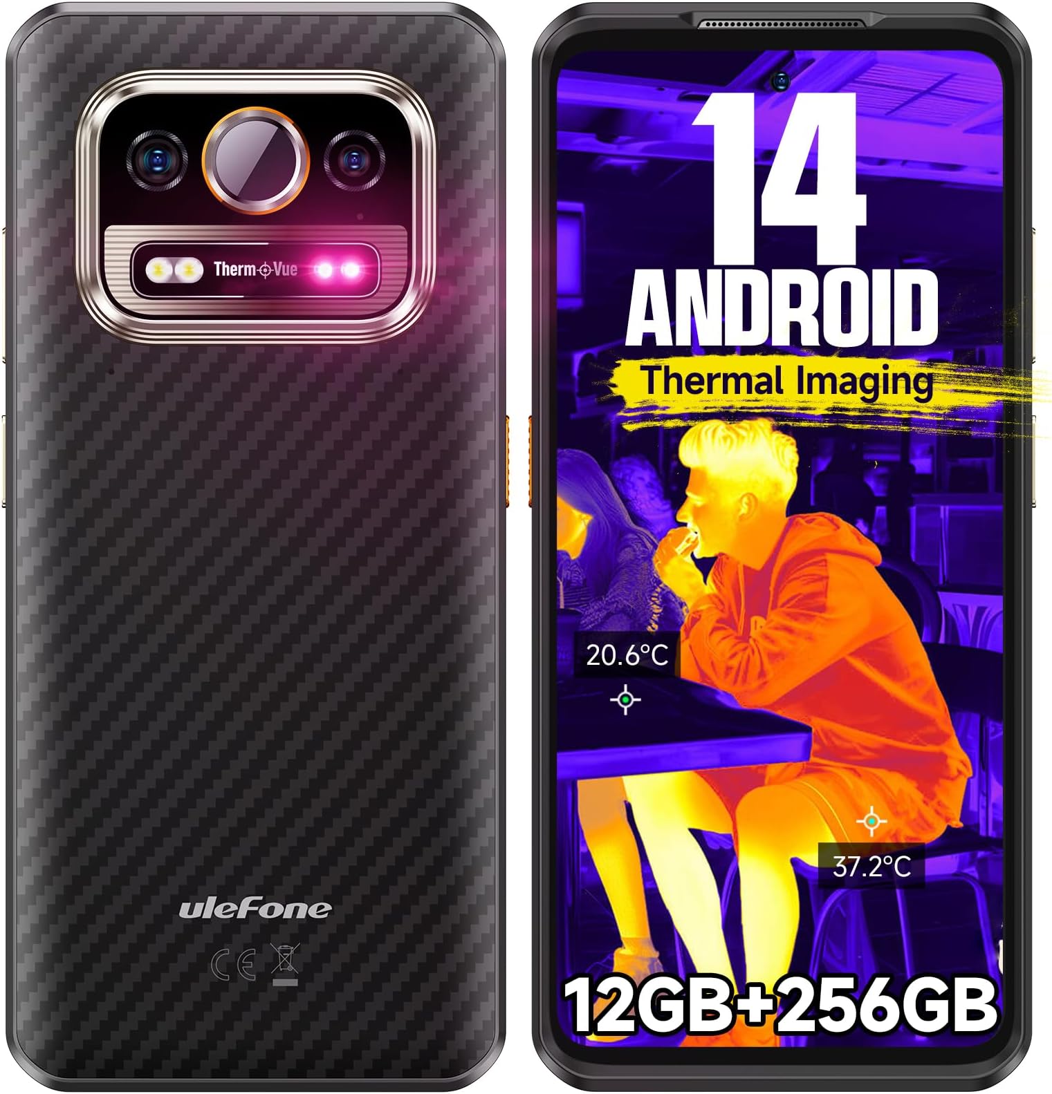 Amazon.com: Ulefone Rugged Smartphone, Armor 25T Thermal Imaging Camera ...