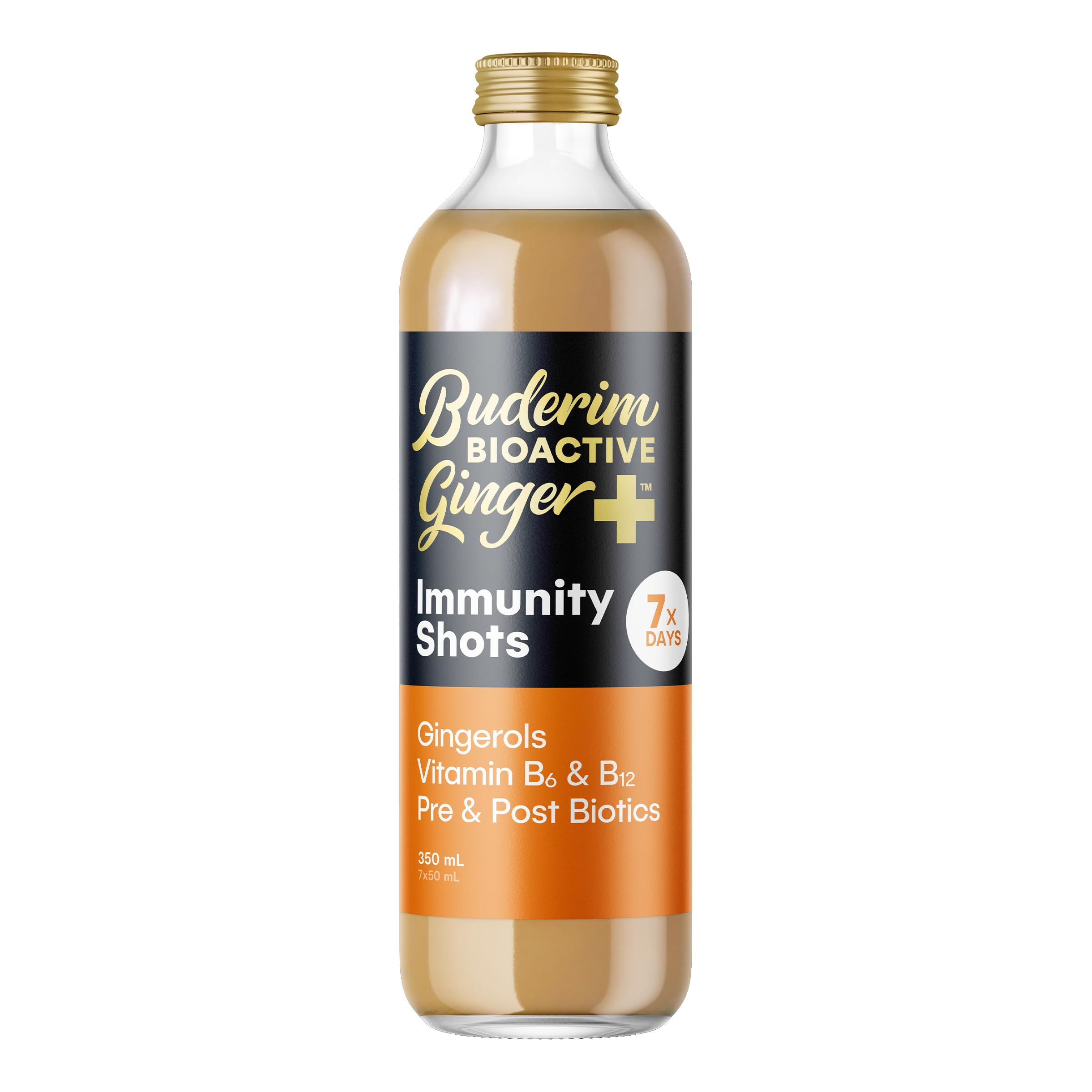 Buderim BioActive Ginger Shots – 7-Day Supply, Helps to Soothes Nausea ...