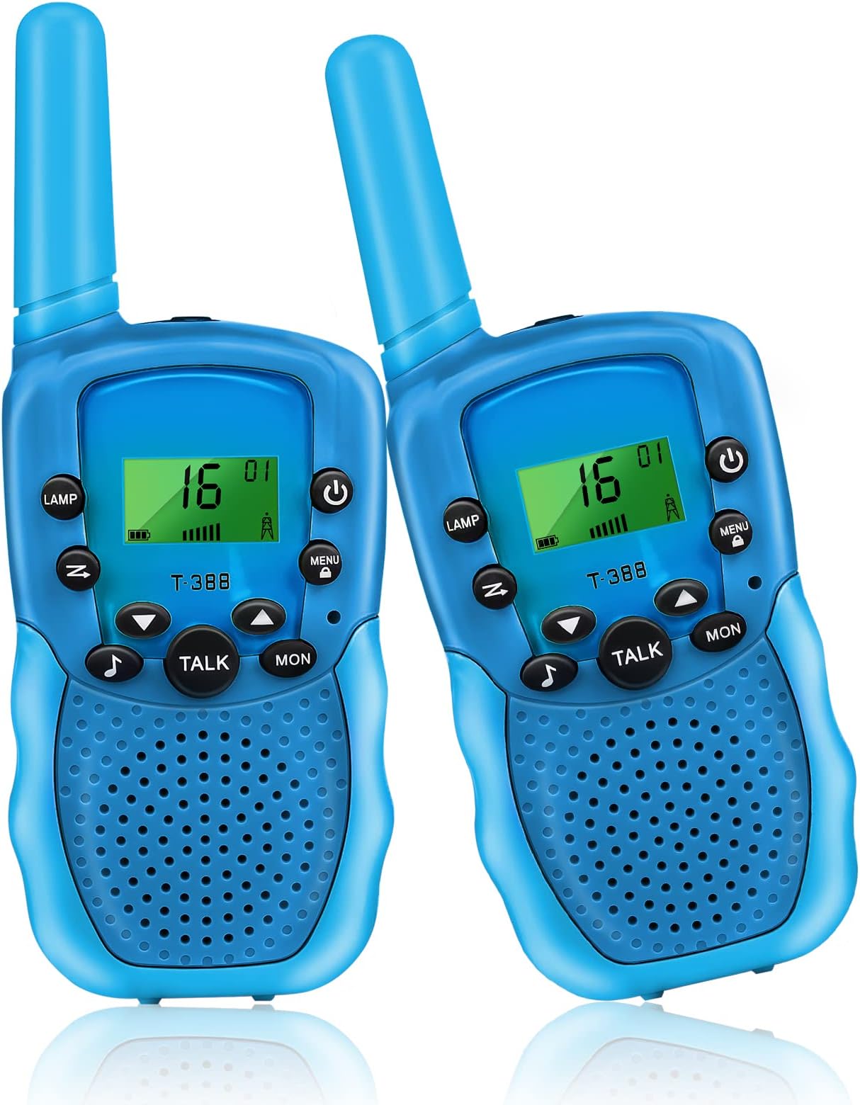 2 Pzas Walkie Talkies con LCD Linterna, Radios de Comunicacion para ...