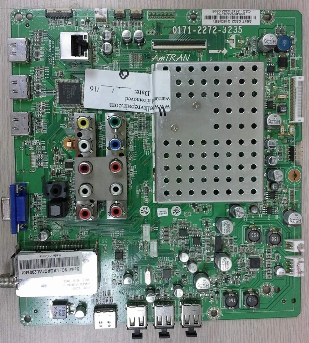 Amazon.com: DIRECT TV PARTS Vizio 3647-0302-0150 (0171-2272-3235) Main ...