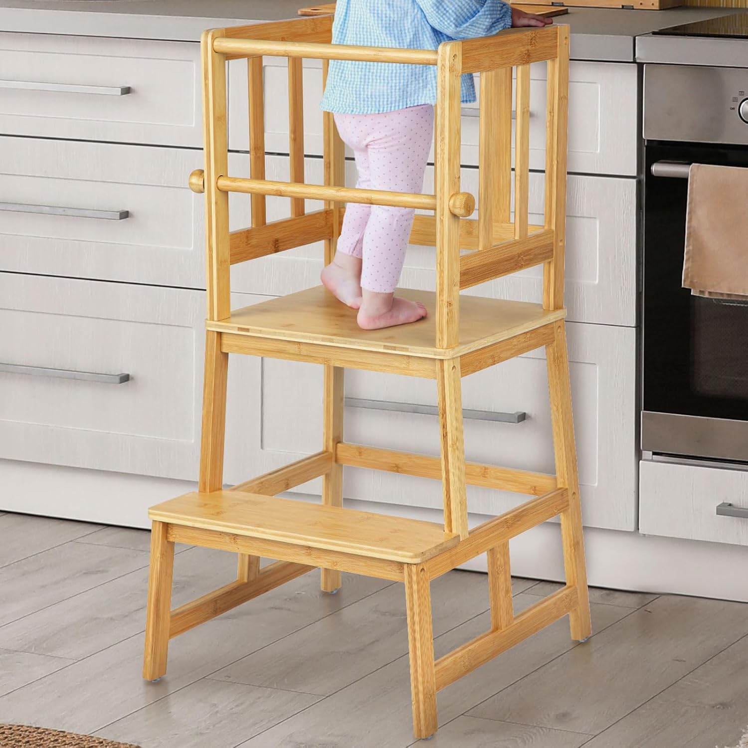 COSYLAND Baby and Toddler Multi-Function Step up Kitchen Nursery Helper ...