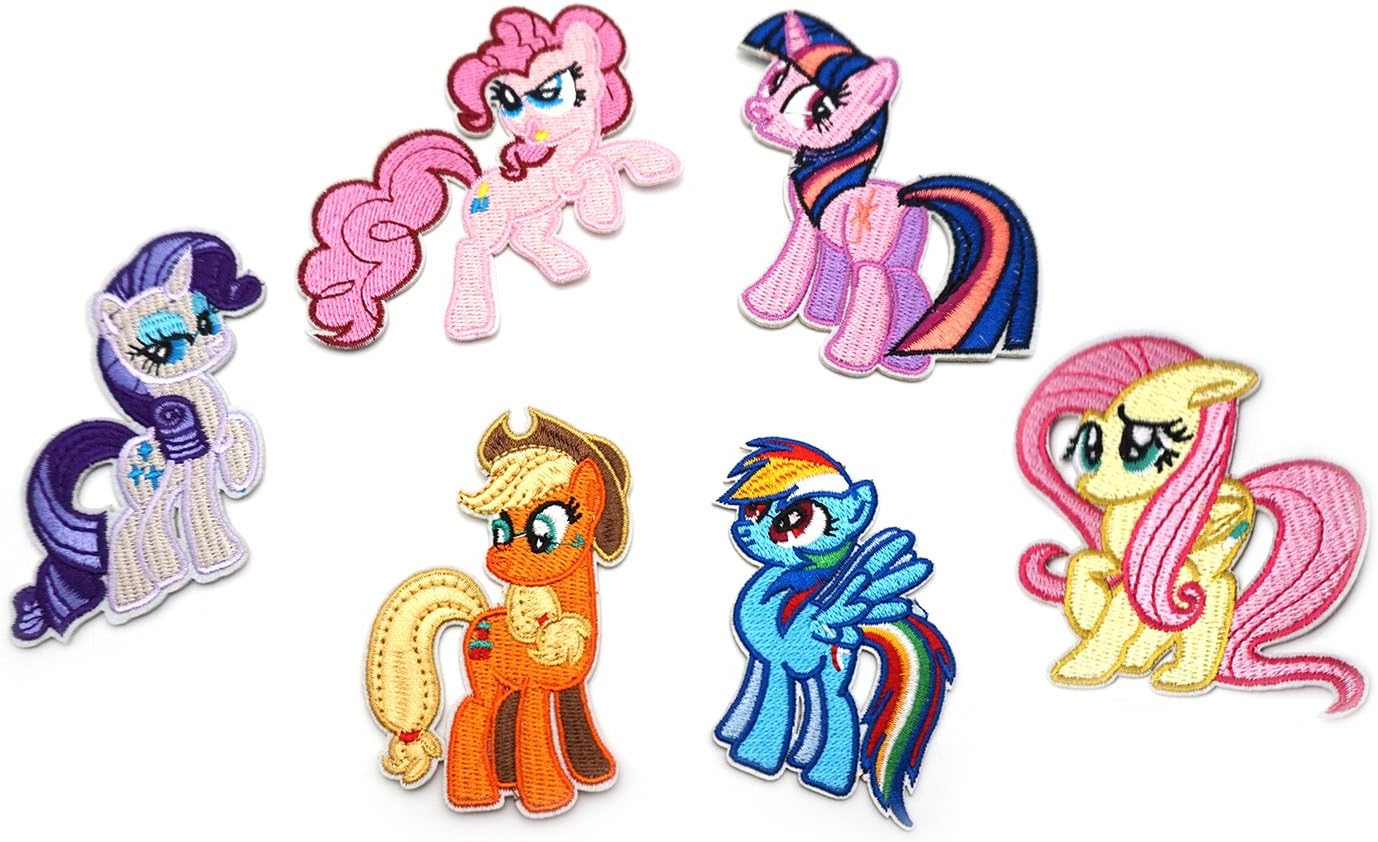 Amazon.com: 6 Packs My Pony Iron-on Applique Patch