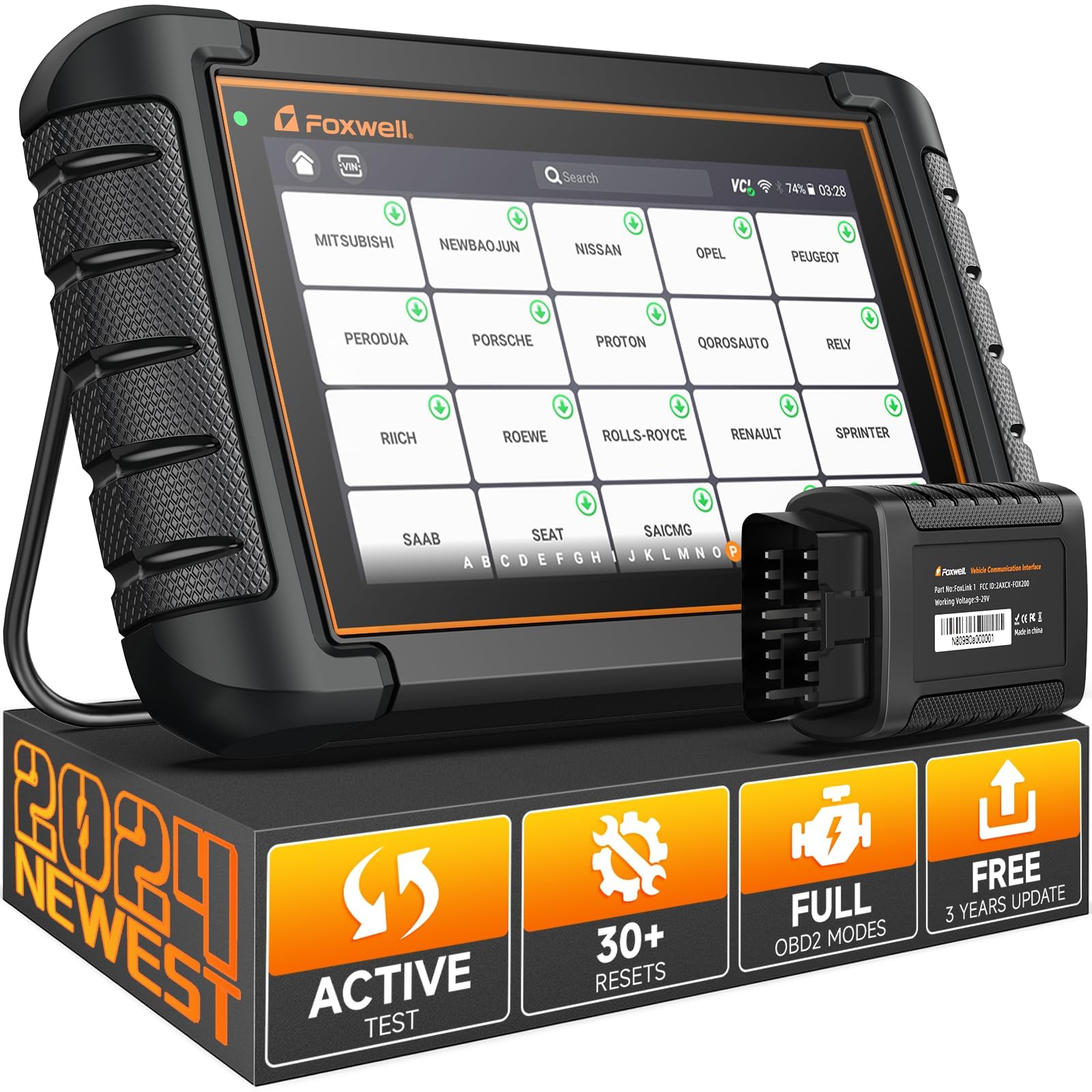 Buy FoxwellNT809BT BiDirectional Scan Tool Bluetooth Wireless ...