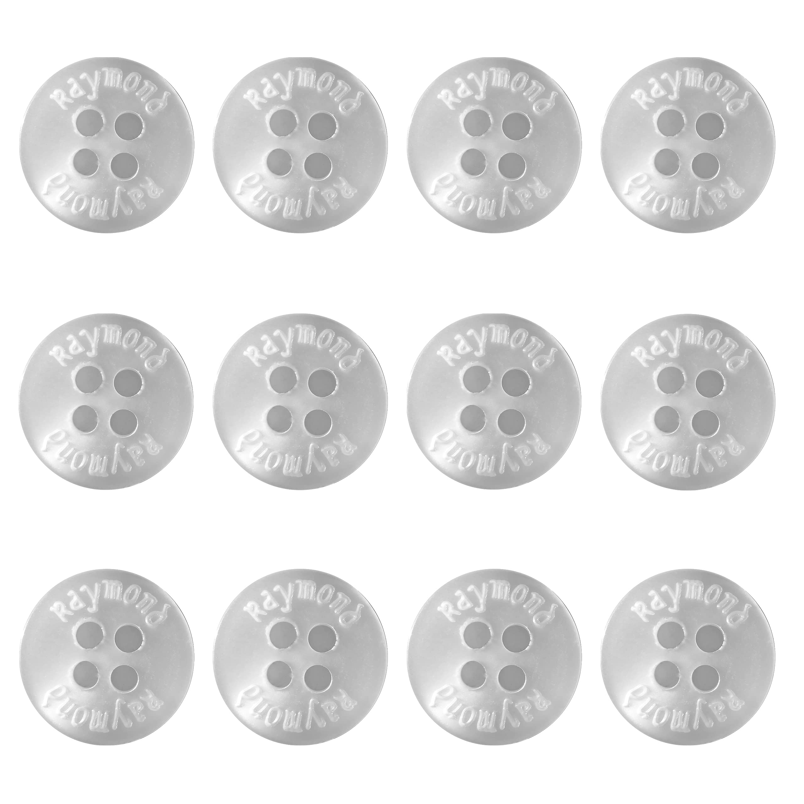 Raymond White Shirt Buttons Set of 12 : Amazon.in: Clothing & Accessories