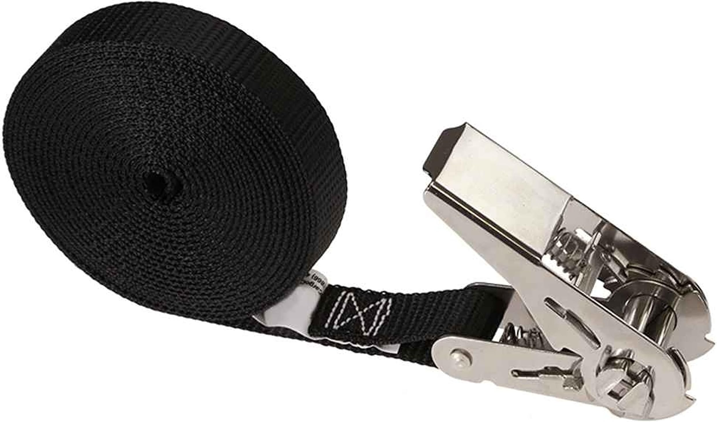 US Cargo Control, Stainless Steel Thumb Ratchet Strap Tie Down, 1 Inch ...