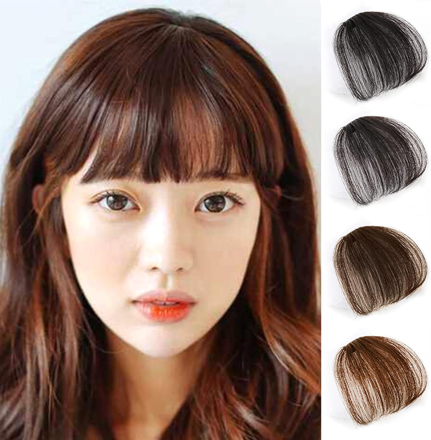 Natural Synthetic Hair Flat Bangs/Fringe Mini Hair Bangs Fashion one ...
