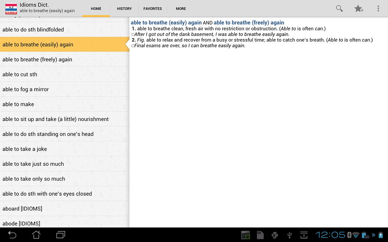 American Idioms Dictionary:Amazon.com:Appstore for Android
