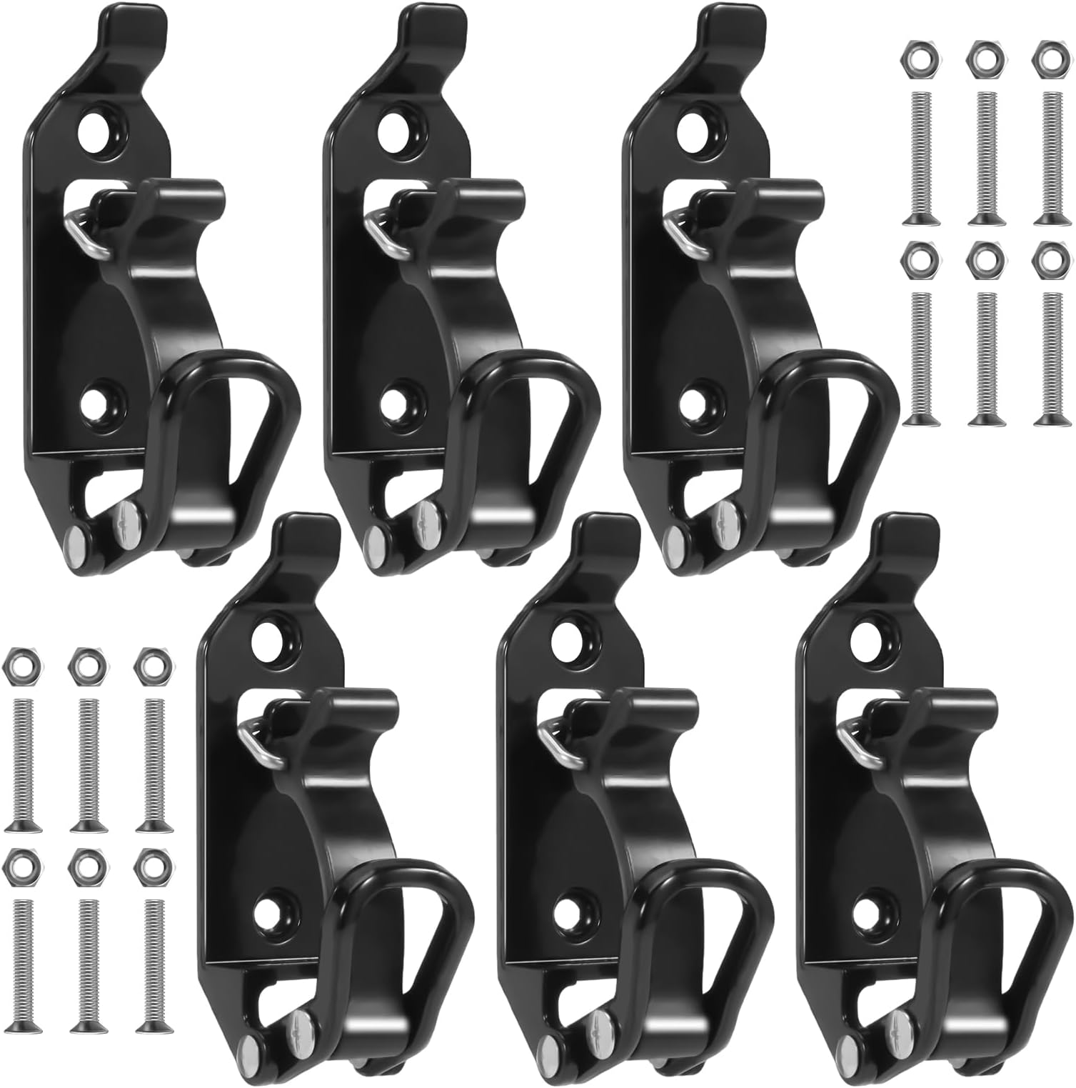Amazon.com: 6 Pcs Shovel Mount for Roof Rack, Metal Rubber Clamp ...