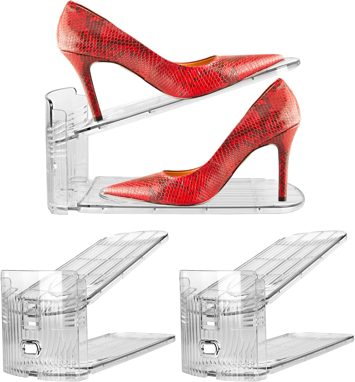 Amazon.com: Yes!Fresh Shoe Slots Organizer, Boutique Display Style Shoe ...