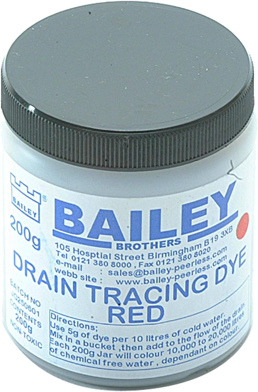 Drain Tracing Dyes - For testing and tracing leaks in drains - Blue ...