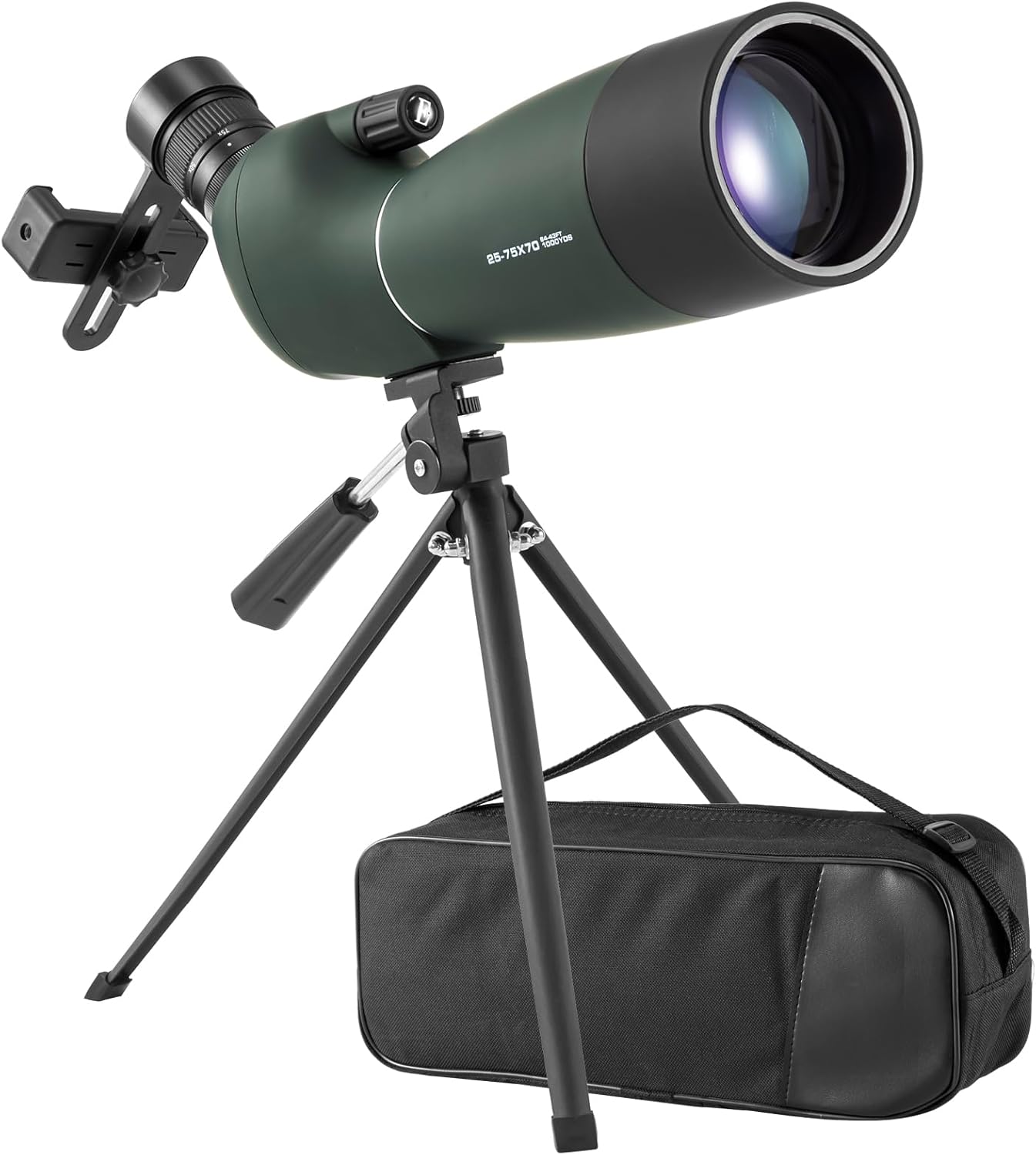 Spotting Scope with Tripod, HD 70mm Spotter Scope with Phone Adapter ...