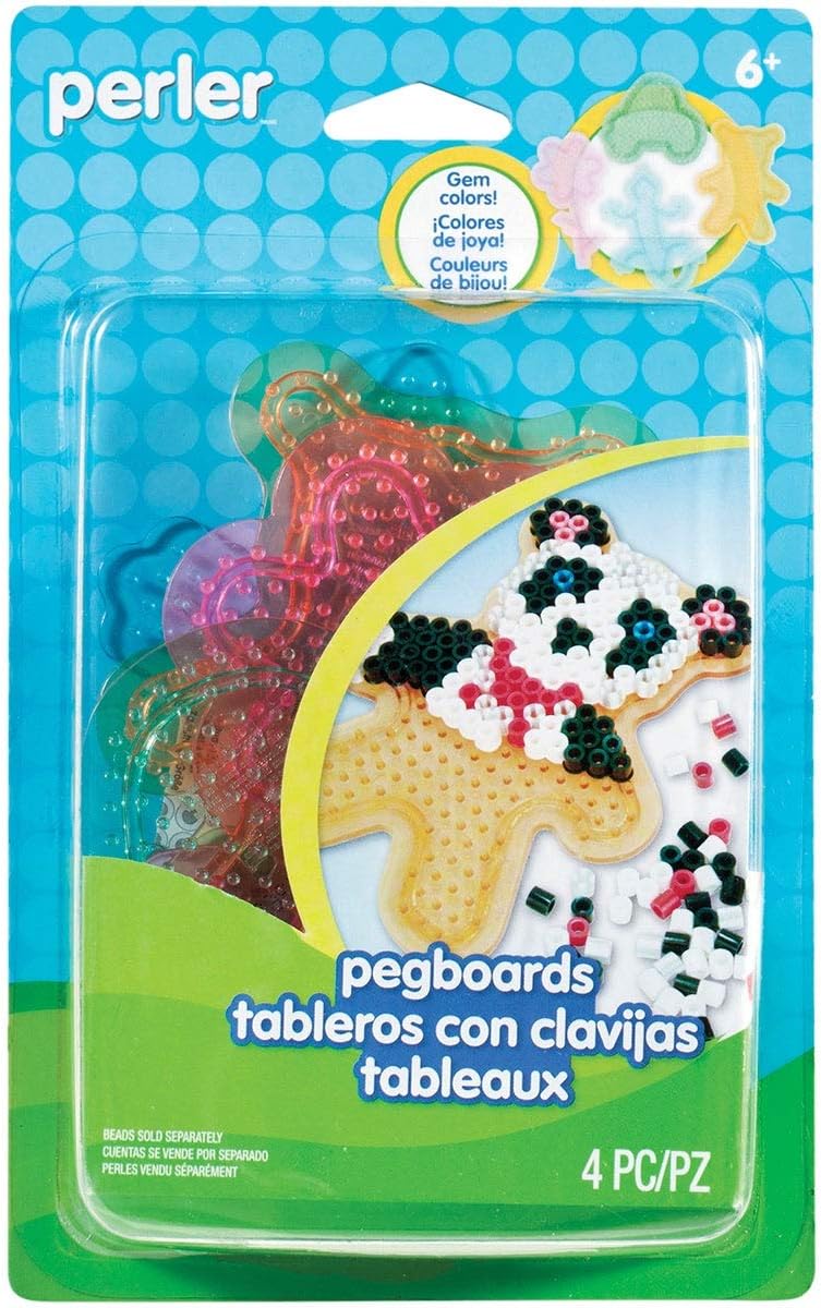 Amazon.com: Perler Fun Fusion Pegboards-Clear Gem : Arts, Crafts & Sewing