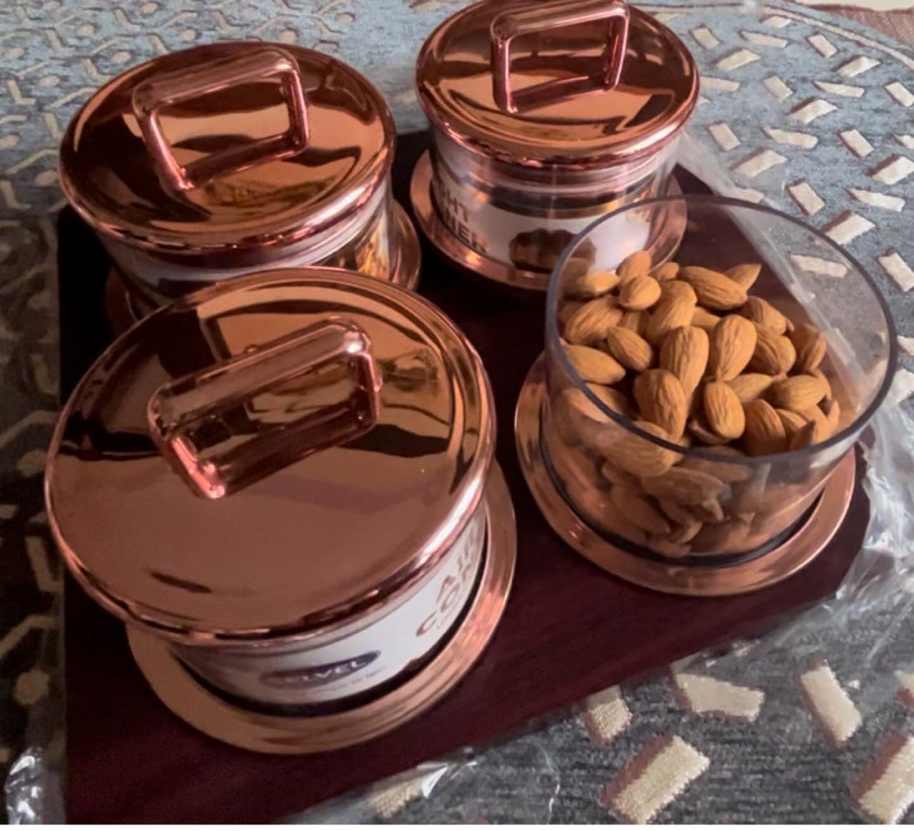 SELVEL Classic Airtight Dry Fruit Container Tray Set - 4 Containers ...