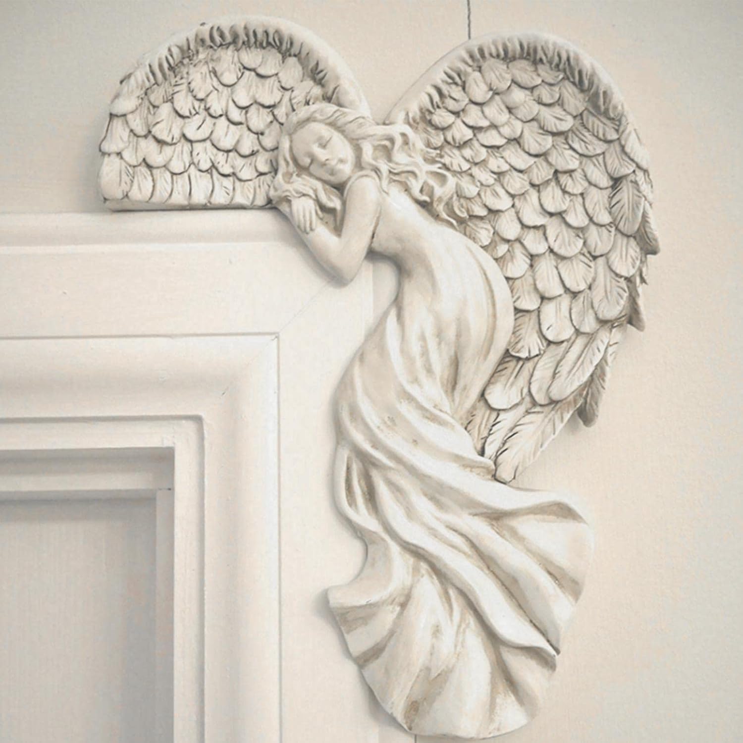 Amazon.com: Right Angel Door Frame Wings Sculpture - Angel in Your ...