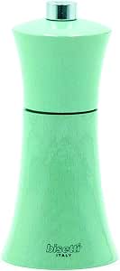 Bisetti 13 cm or 5.12 Inch Verona Light Blue Lacquered Wood Pepper Mill ...