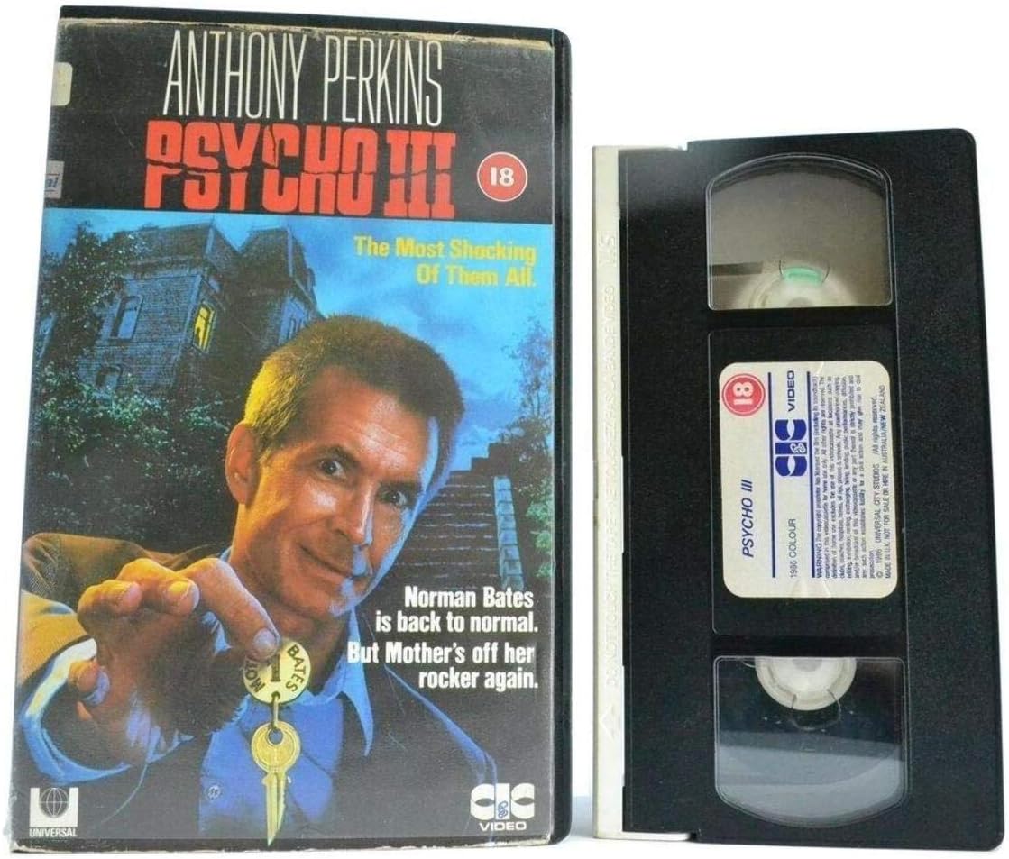 Psycho 3 [VHS] : Diana Scarwid, Jeff Fahey, Anthony Perkins, Roberta ...