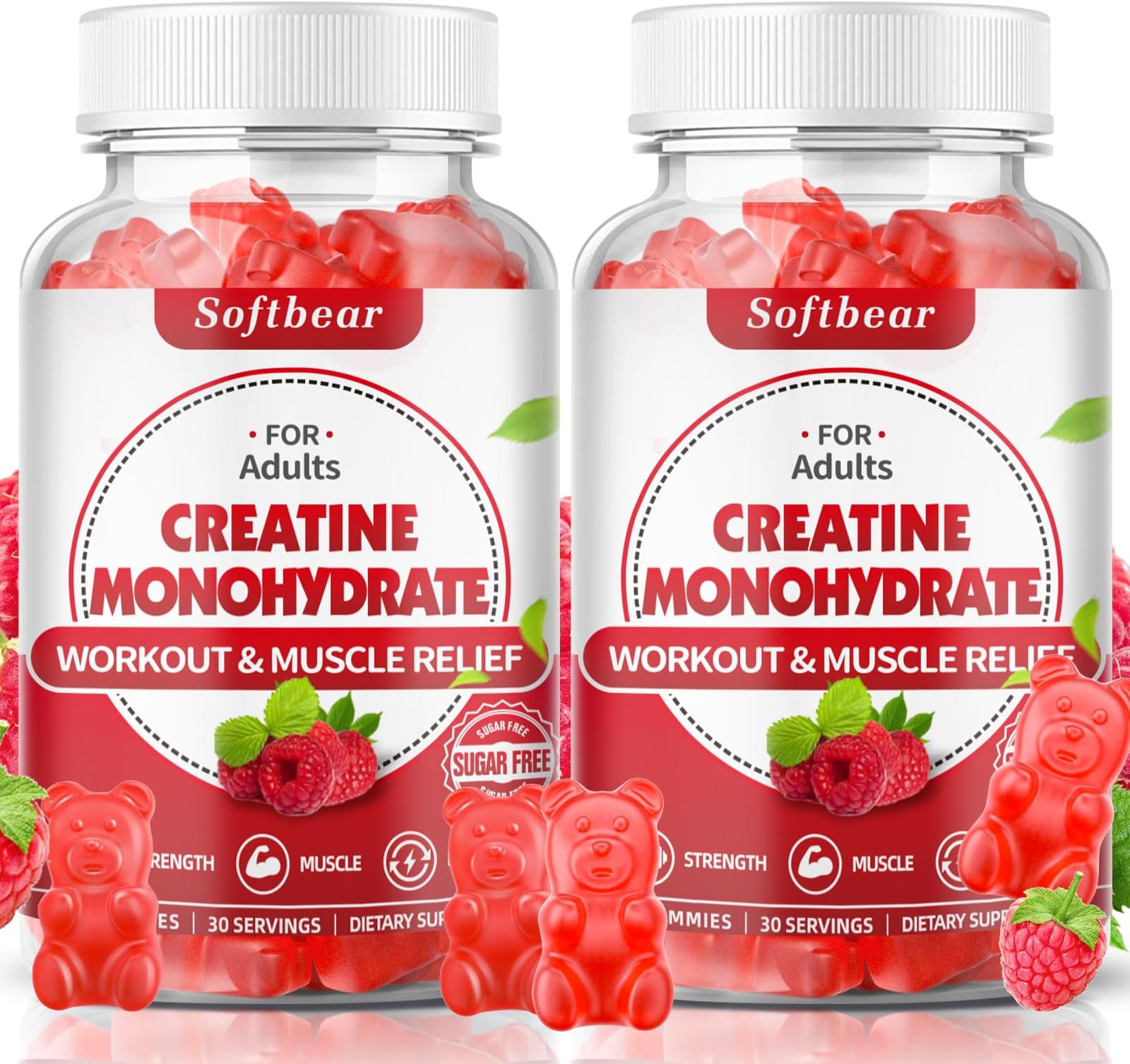 Amazon.com: Creatine Monohydrate Gummies - 30 Servings - Vegan Creatine ...