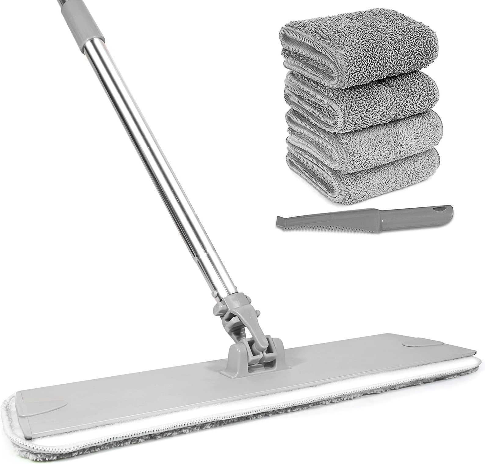 Amazon.com: Simplee Cleen Microfiber Swivel Household Mop Kit : Health ...