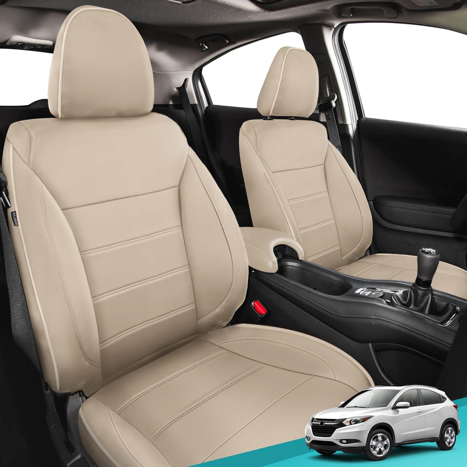 Amazon.com: HRV Seat Covers for Honda HRV EX,EX-L 2016 2017 2018 & LX ...