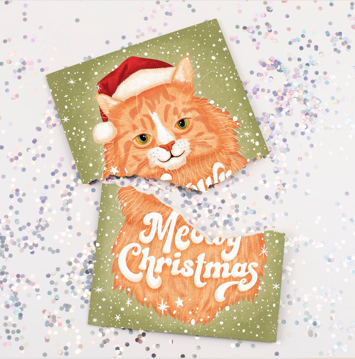 Meow Christmas Quotes Meowy Christmas Hi Res Stock Photography And