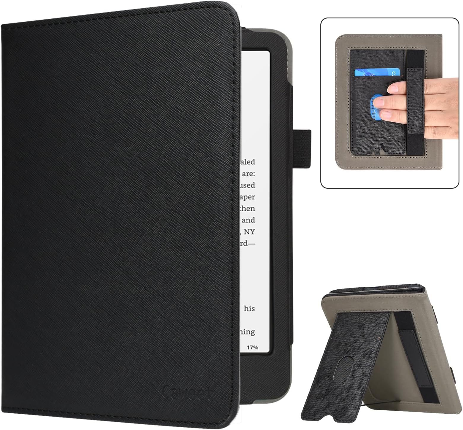 Kindle Paperwhite Case with Stand - Durable PU Leather Cover with Auto ...