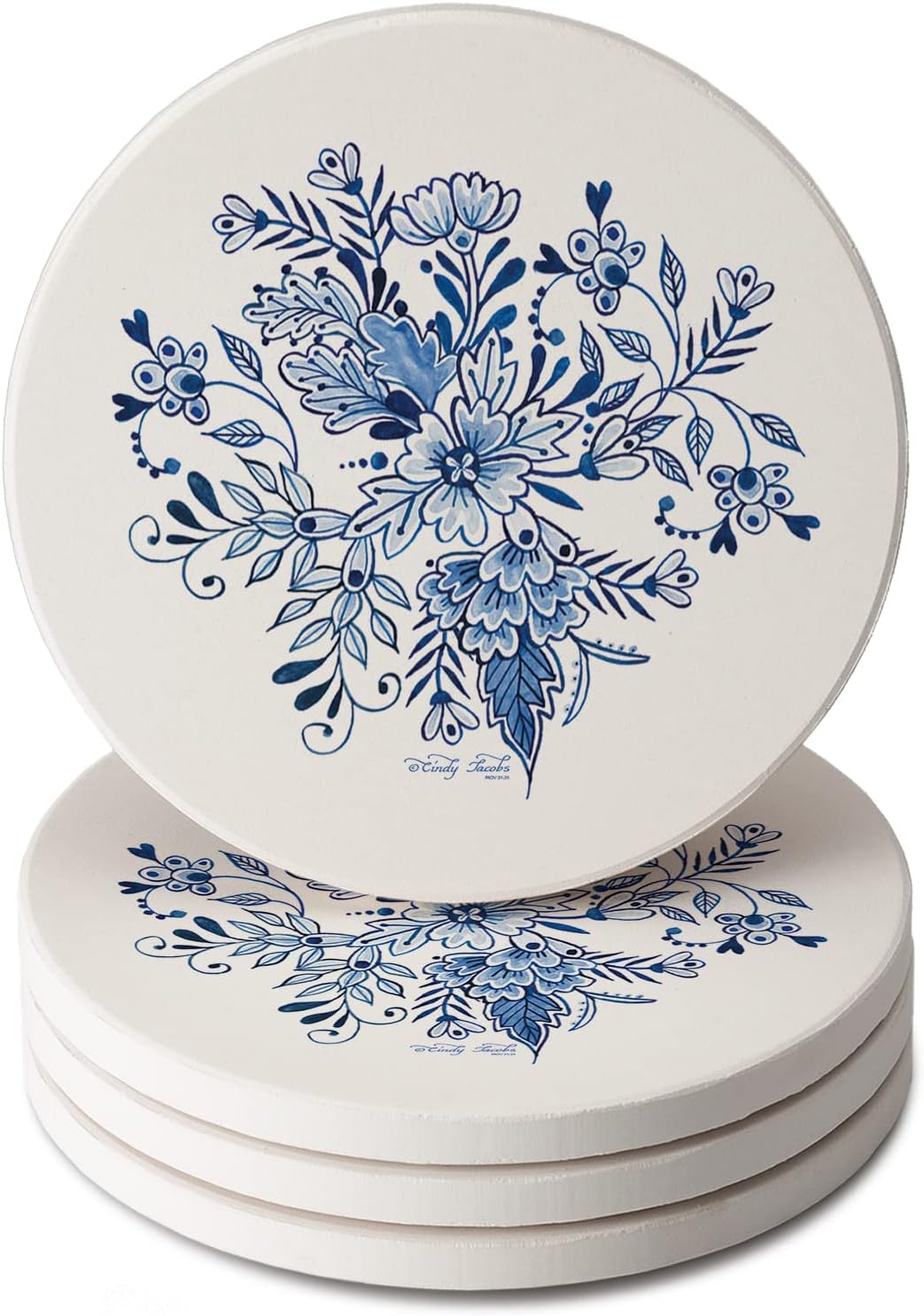 Amazon.com | Spode Blue Italian Coasters for Drinks | Set of 4 ...